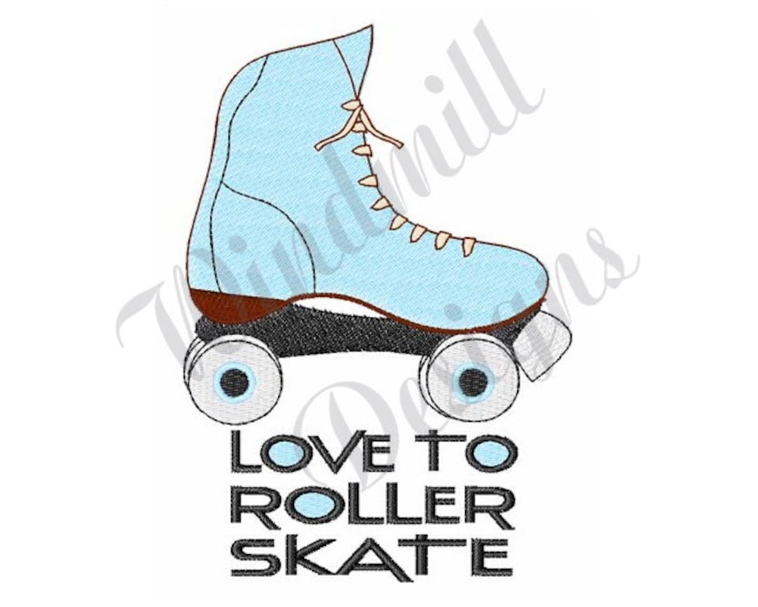 Roller Skate - Machine Embroidery Design, Embroidery Designs, Machine ...