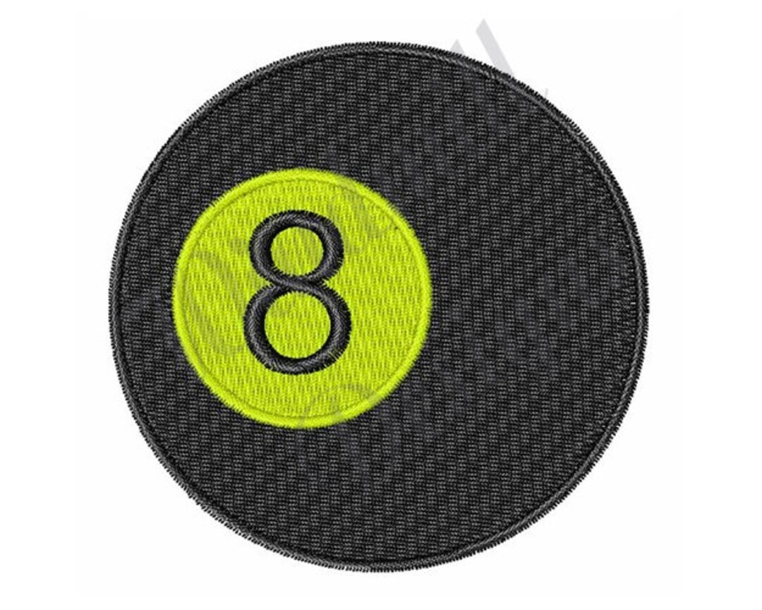 Eight Ball Pool - Machine Embroidery Design, Embroidery Designs ...