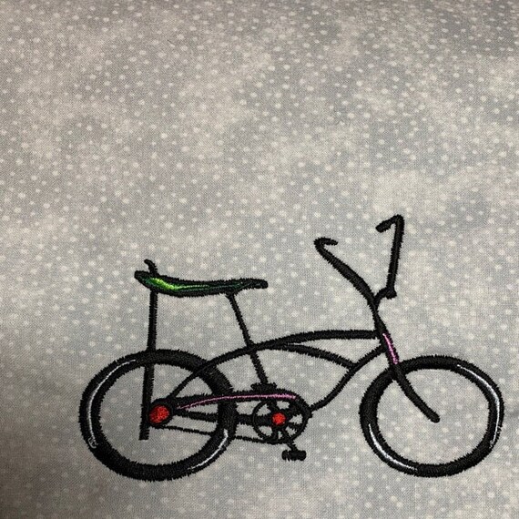 bicycle embroidery design bike embroidery pattern embroidery patterns ...