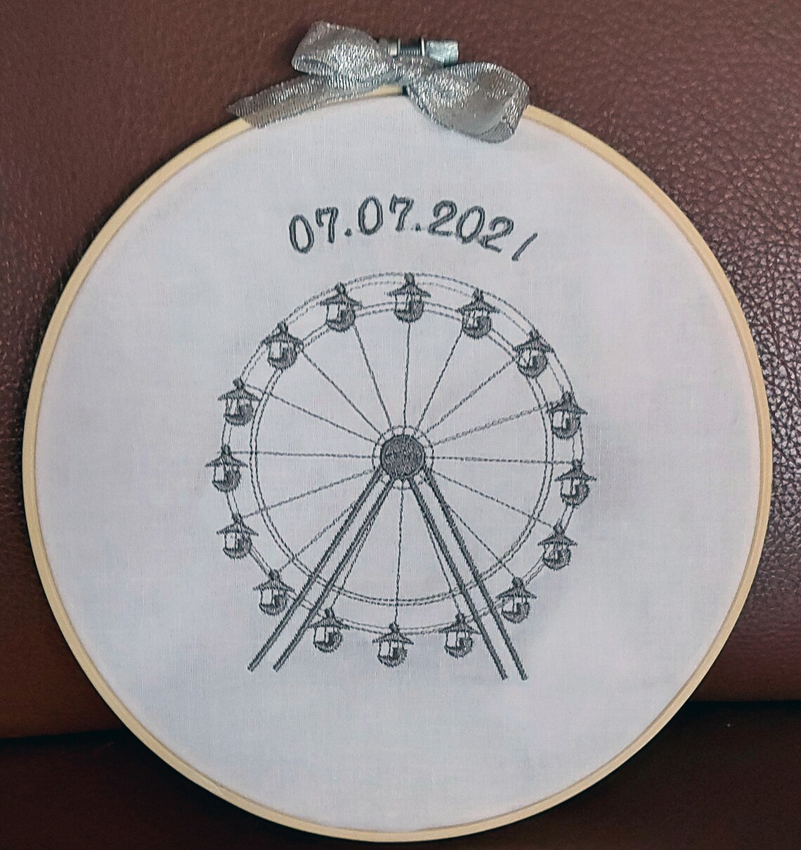 Ferris Wheel Machine Embroidery Design Embroidery Designs - Etsy