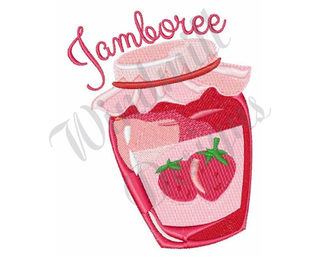 Strawberry Jam - Machine Embroidery Design, Embroidery Designs, Machine ...