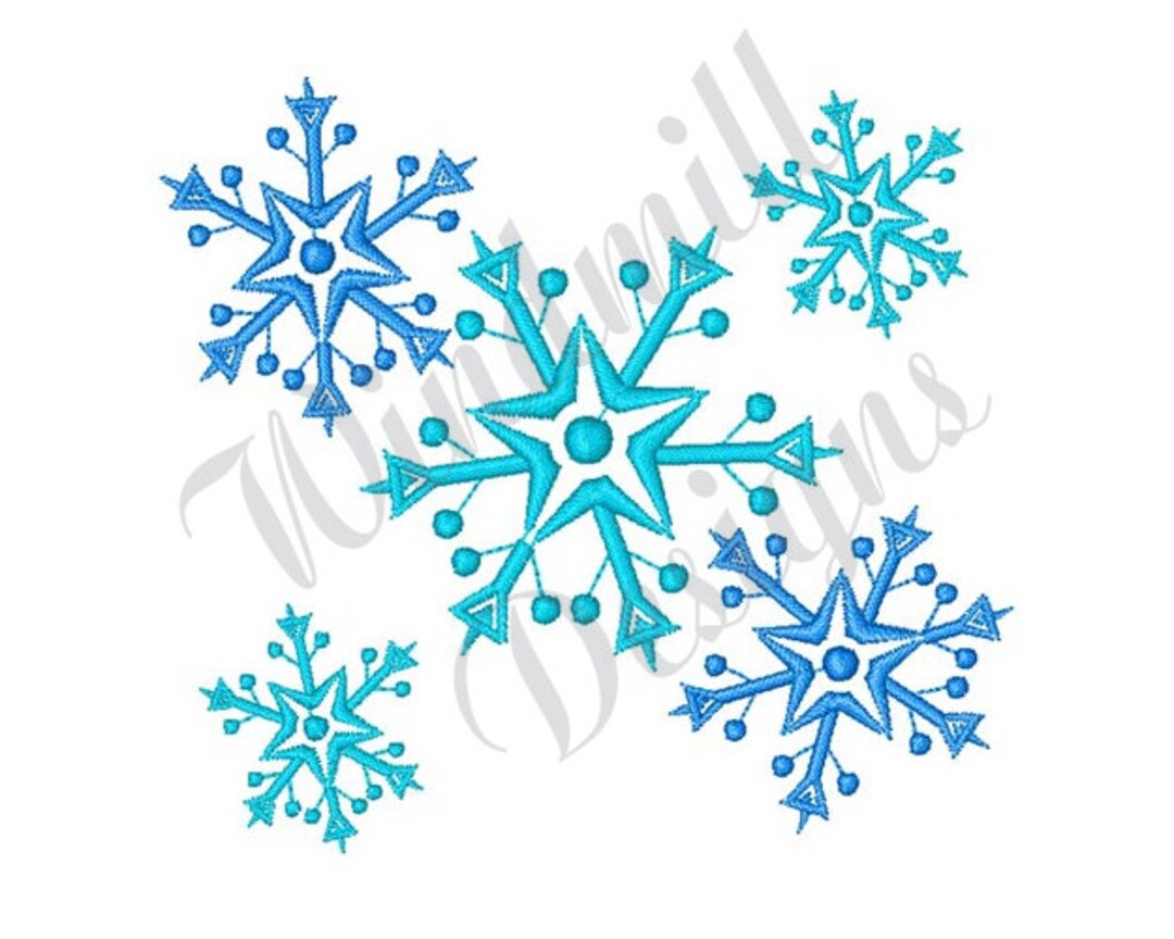 Snowflakes - Machine Embroidery Design, Embroidery Designs, Machine ...