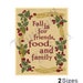 Fall Friends and Family - Machine Embroidery Design, Embroidery Designs ...