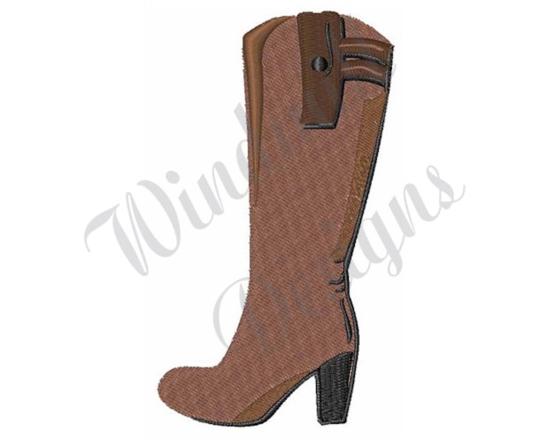 Womans Boot - Machine Embroidery Design, Embroidery Designs, Machine ...