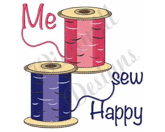 Spools of Thread machine Embroidery Design Embroidery | Etsy