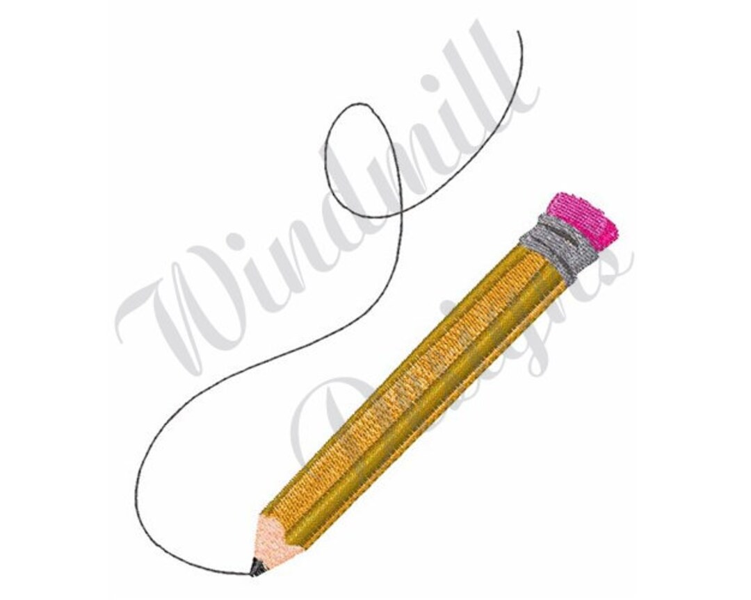 Wooden Pencil - Machine Embroidery Design, Embroidery Designs, Machine ...