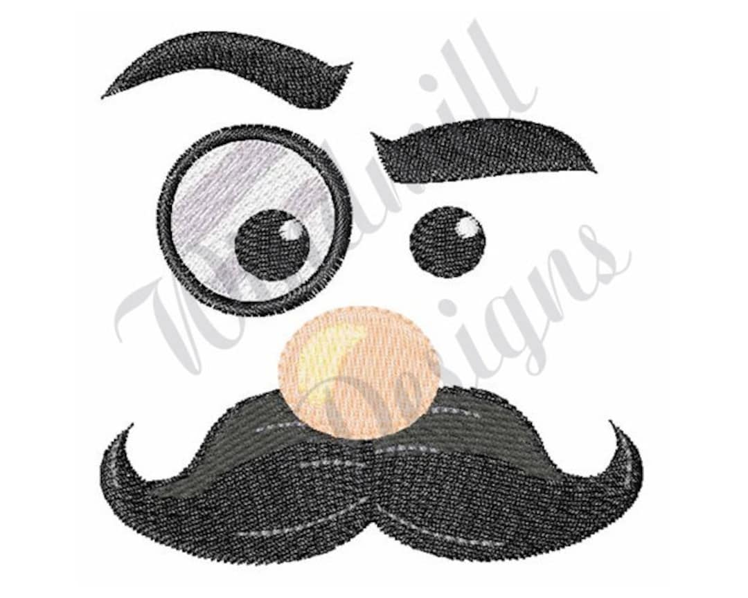 Mans Face - Machine Embroidery Design, Embroidery Designs, Embroidery ...
