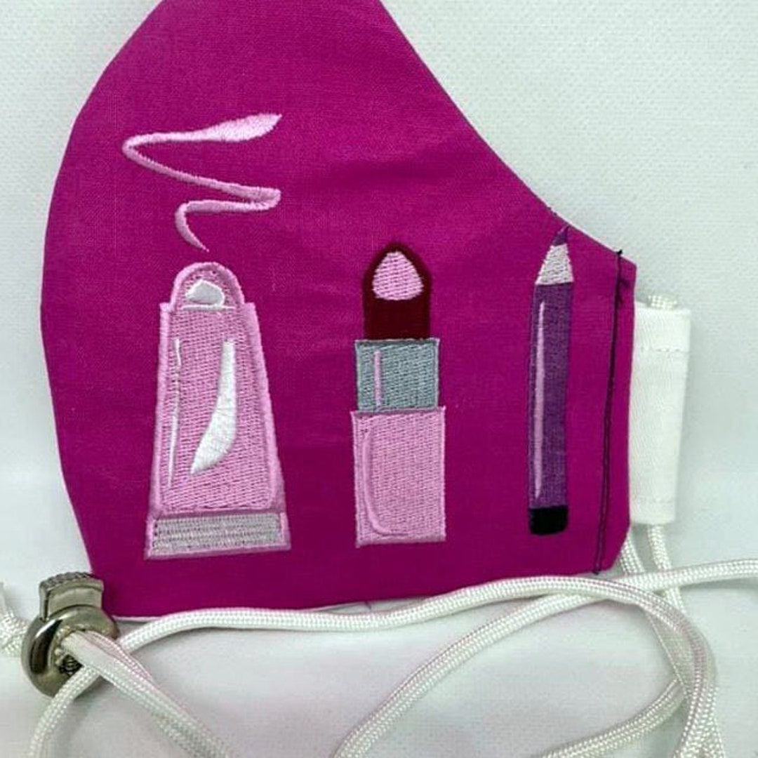 Lipstick Makeup - Machine Embroidery Design, Embroidery Designs ...