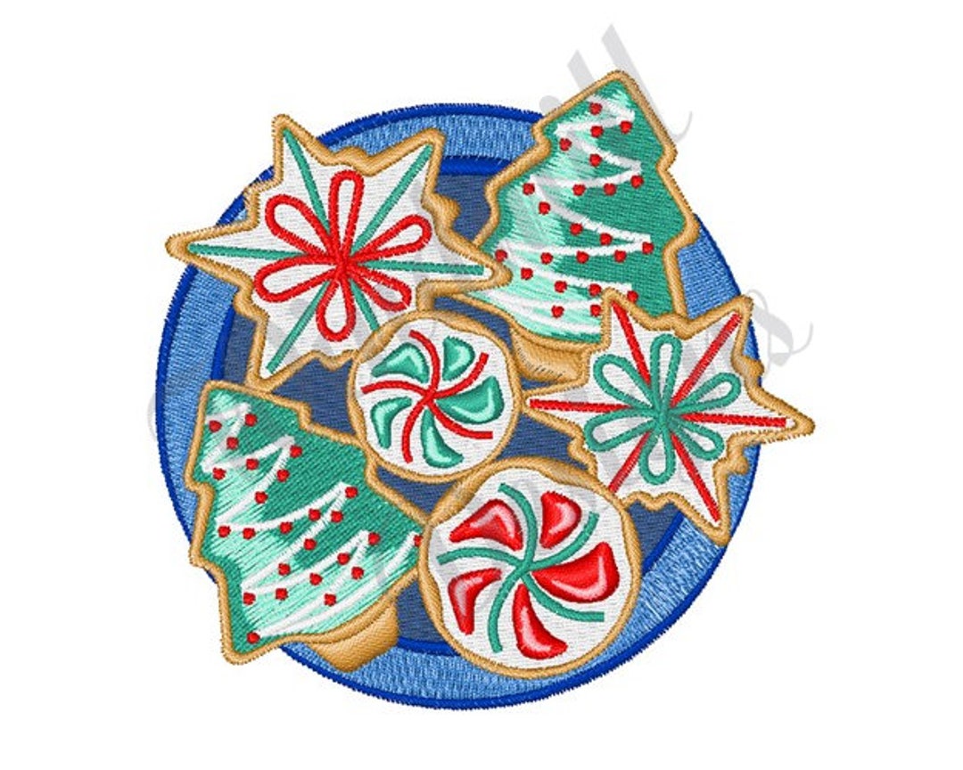 Christmas Cookies Machine Embroidery Design, Embroidery Designs ...