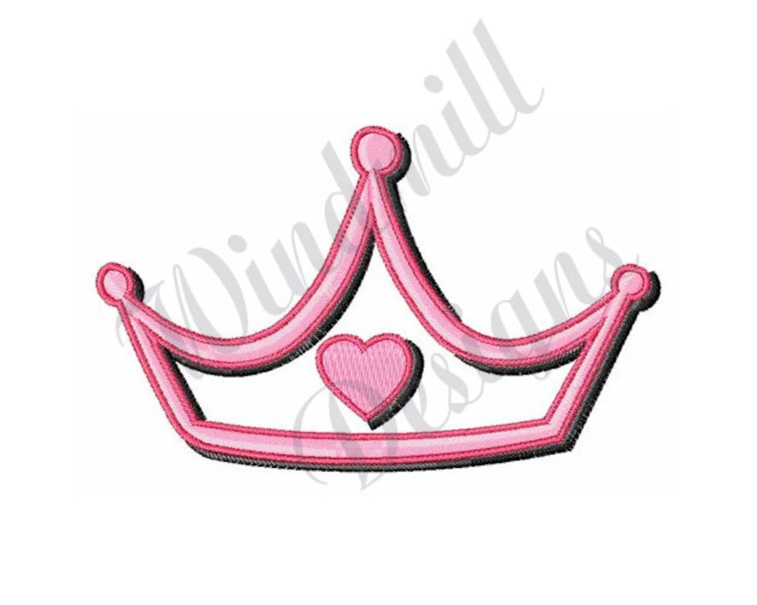 Tiara Princess Crown Machine Embroidery Design, Embroidery Designs ...