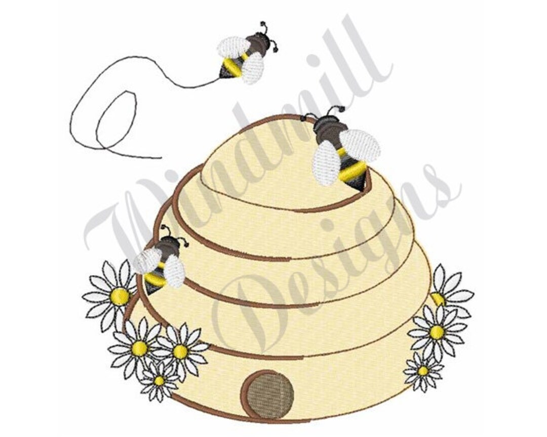 Bee Hive - Machine Embroidery Design, Embroidery Designs, Machine ...