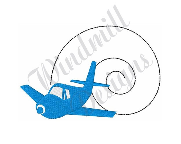 Airplane Machine Embroidery Design Embroidery Designs - Etsy