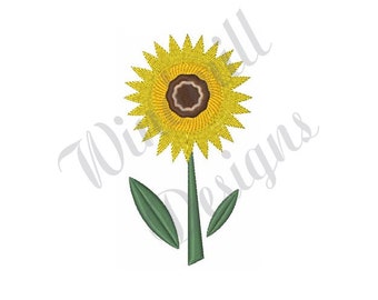 Sunflower Embroidery Pattern Downloadable PDF File (Download Now) - Etsy