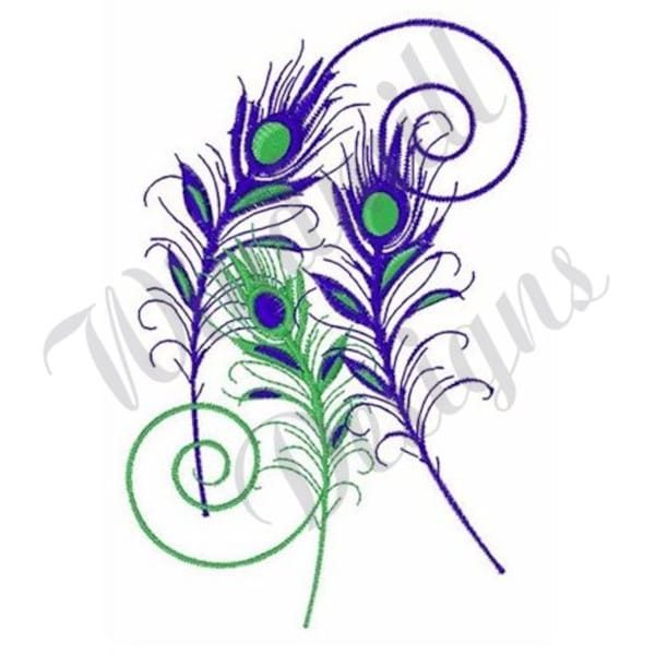 Peacock Embroidery - Etsy