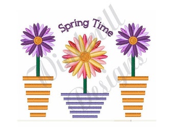 Floral Spring Embroidery Machine Embroidery Design, Embroidery Patterns ...