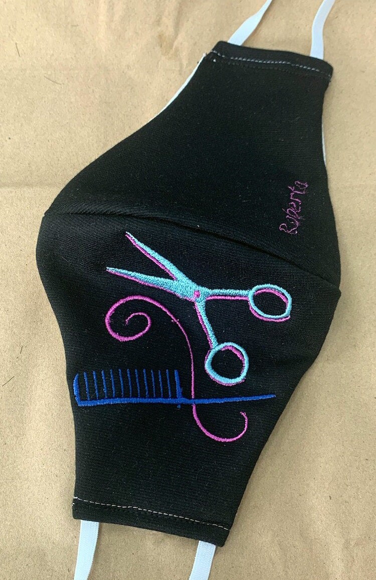 Hair Stylist Machine Embroidery Design Embroidery Designs - Etsy