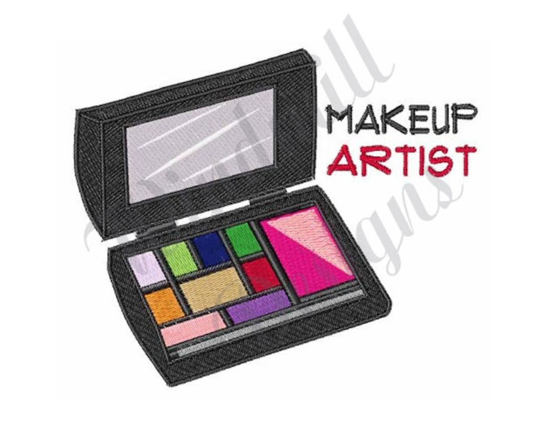 Makeup Compact - Machine Embroidery Design, Embroidery Designs, Machine ...