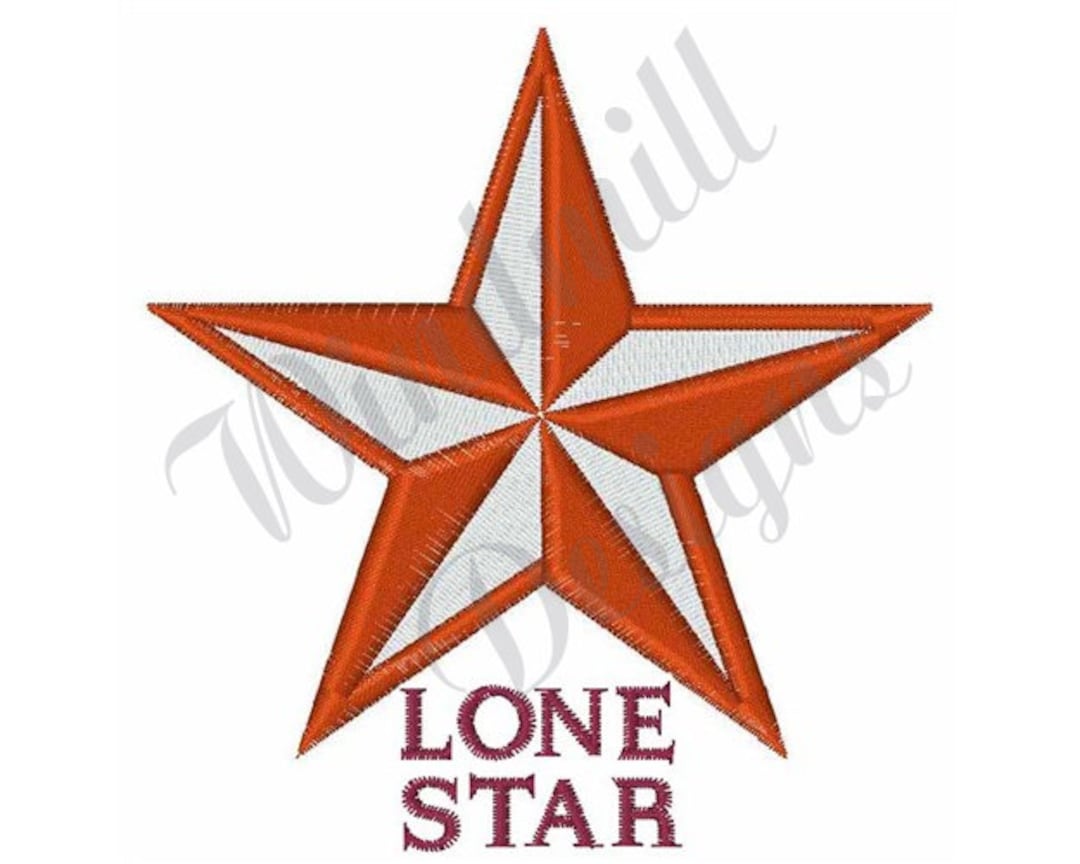 Lone Star - Machine Embroidery Design, Embroidery Designs, Machine ...