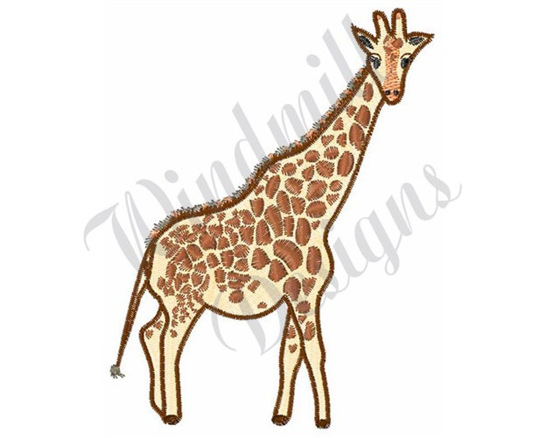 Giraffe - Machine Embroidery Design, Embroidery Designs, Machine ...