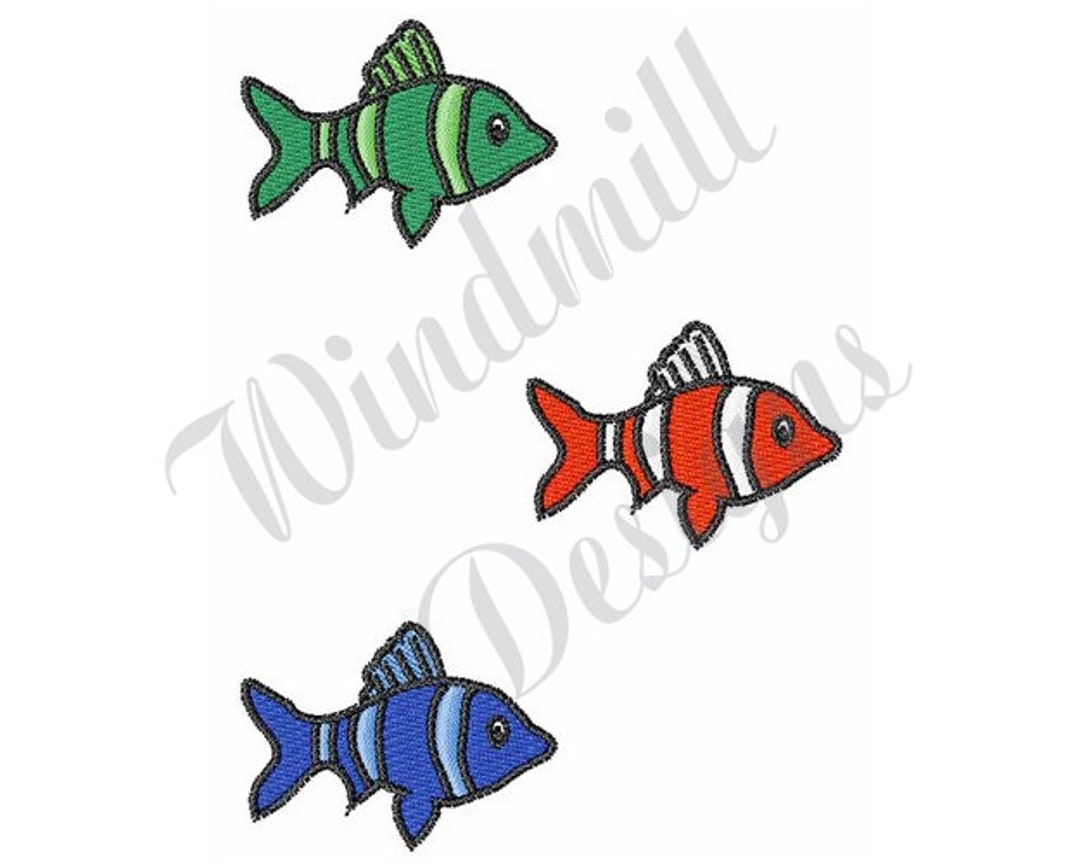 Cute Fish - Machine Embroidery Design, Embroidery Designs, Machine ...