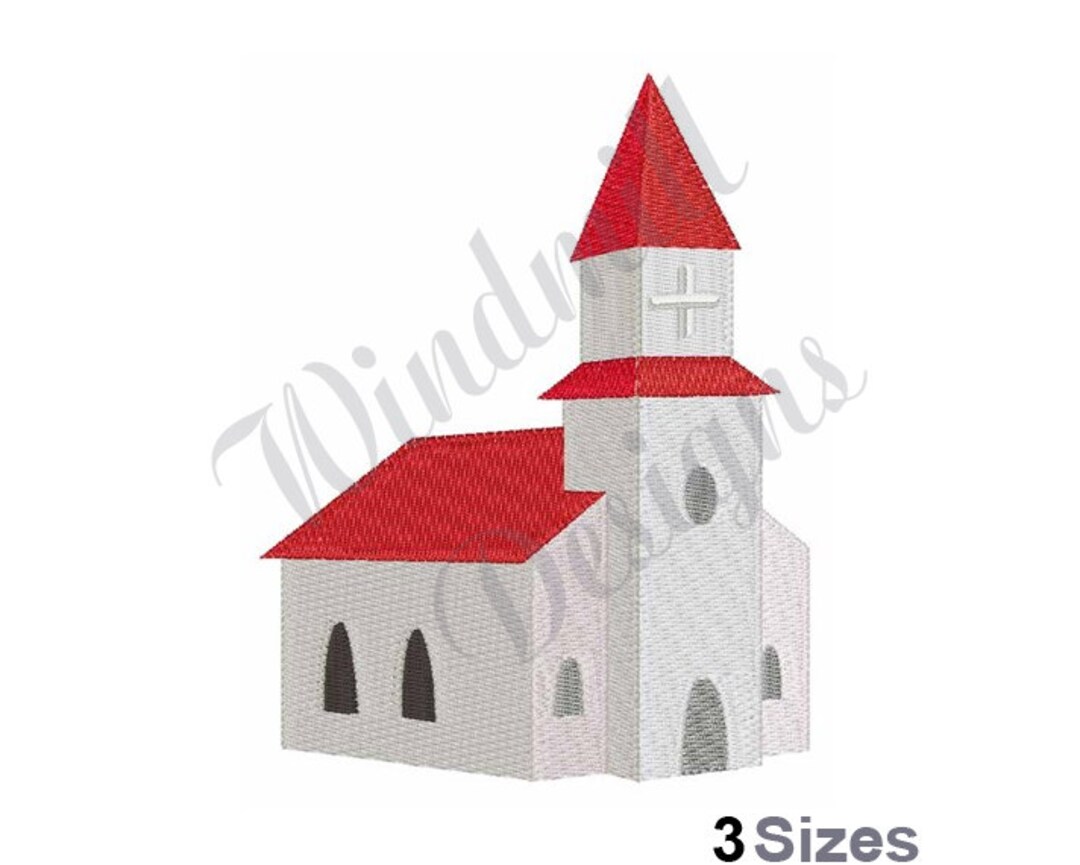 Church - Machine Embroidery Design, Embroidery Designs, Machine ...