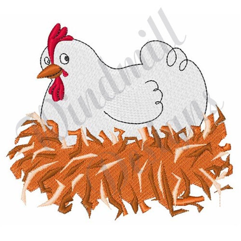 Hen Embroidery - Etsy