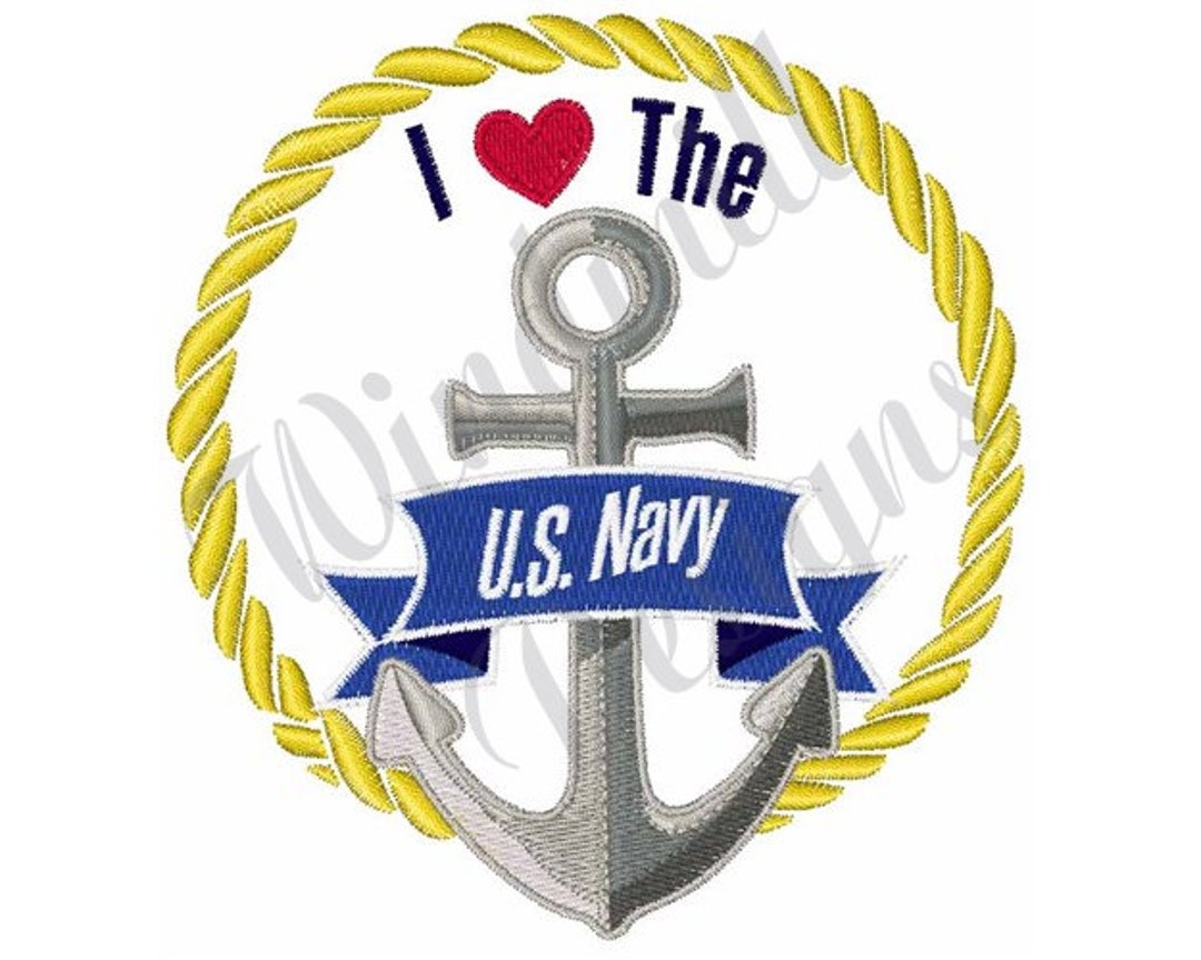 US Navy -machine Embroidery Design, Embroidery Designs, Machine ...