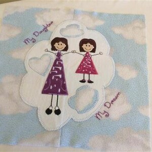 Best Friends Stick Girls - Machine Embroidery Design, Embroidery ...