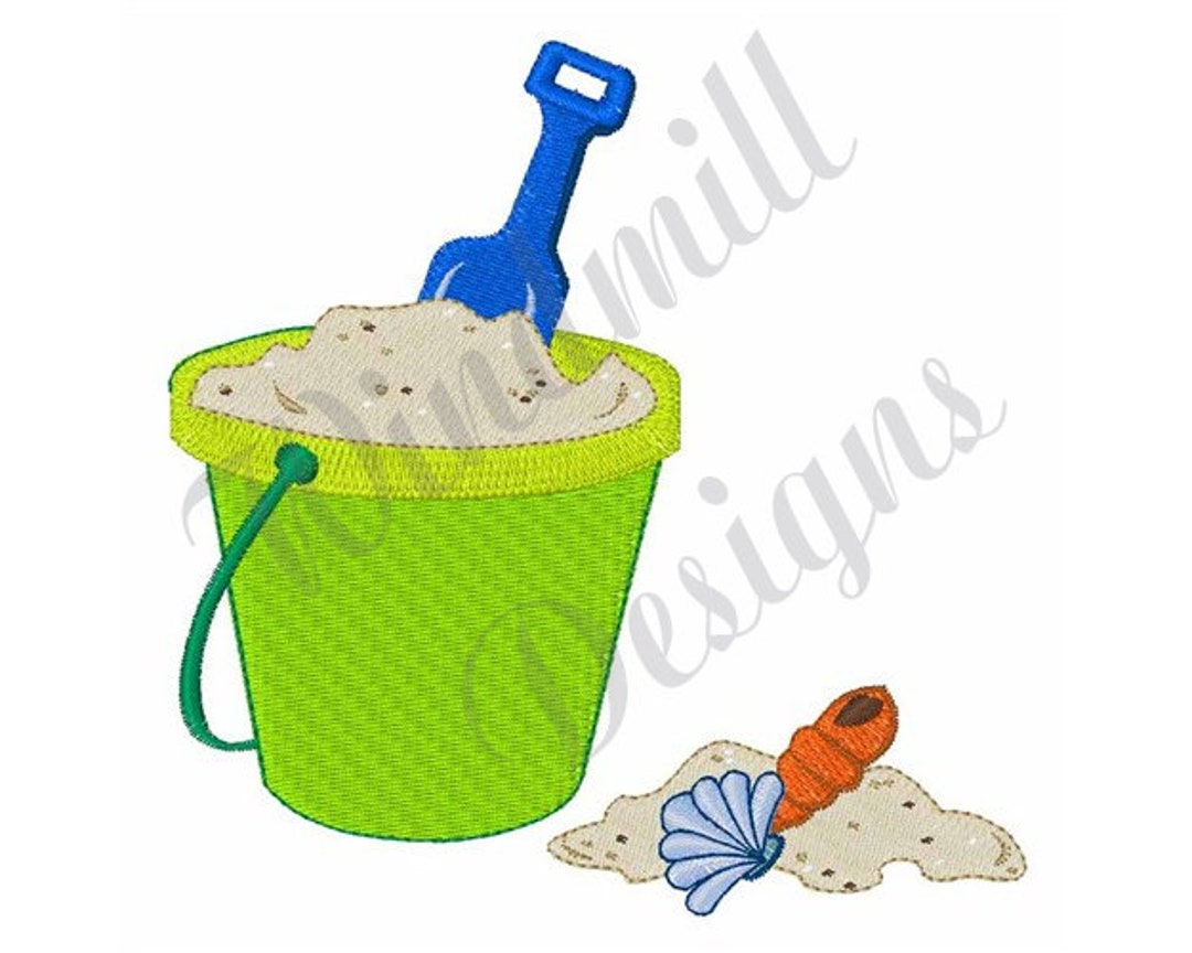 Sand Pail Machine Embroidery Design, Embroidery Designs, Machine ...