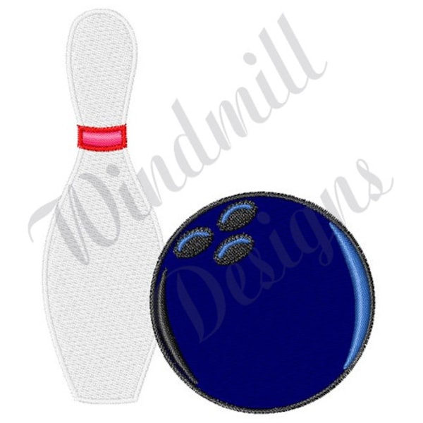 Bowling Embroidery - Etsy