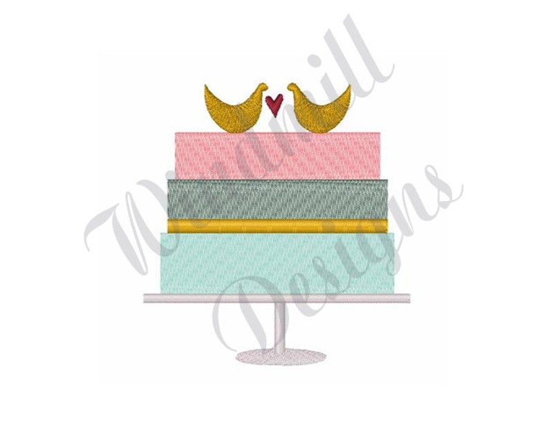 Wedding Cake Machine Embroidery Design Embroidery Designs | Etsy