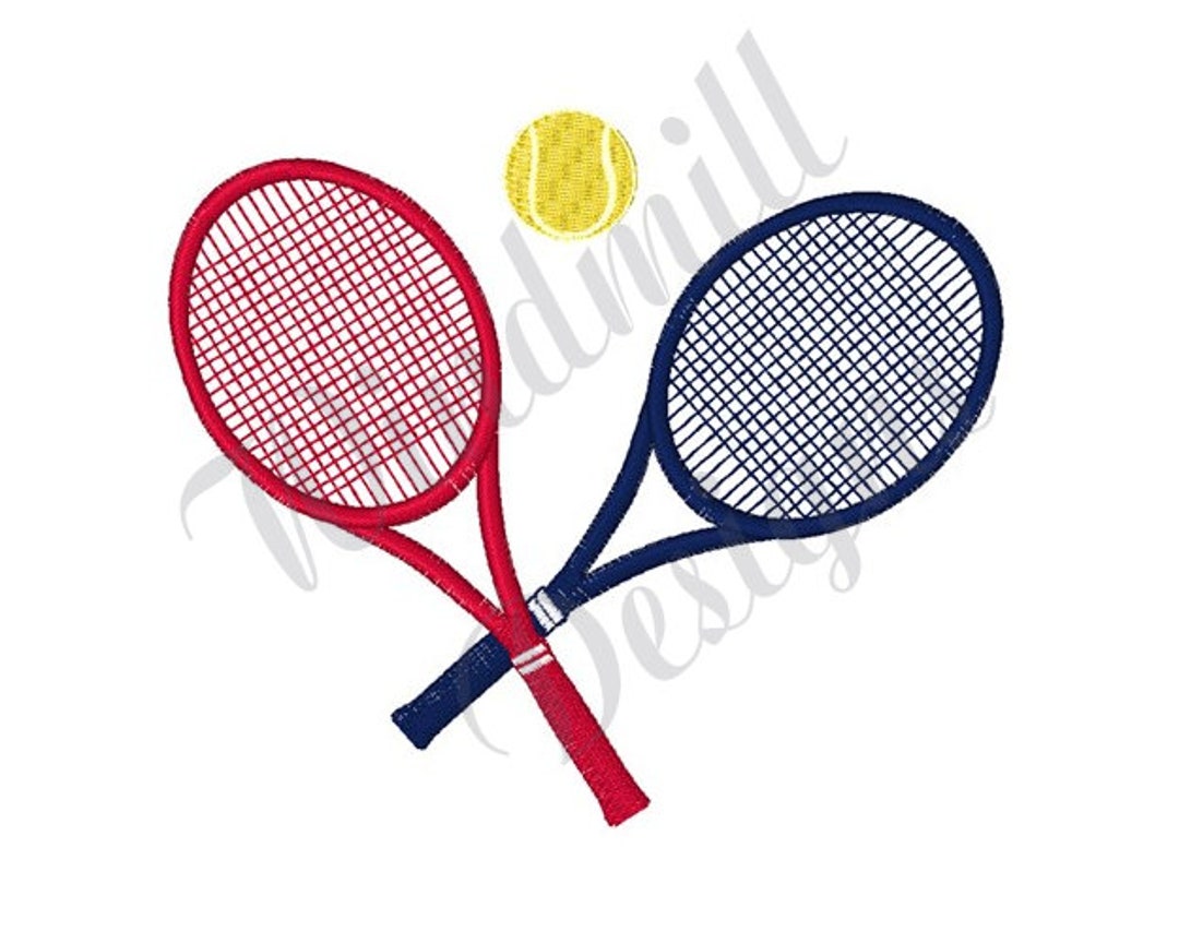 Tennis Rackets - Machine Embroidery Design, Embroidery Designs, Machine ...