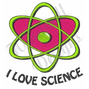 Science Molecule -machine Embroidery Design, Embroidery Designs ...