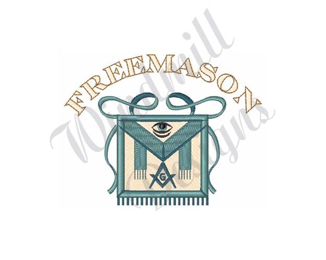 Freemason Apron -machine Embroidery Design, Embroidery Designs, Machine ...