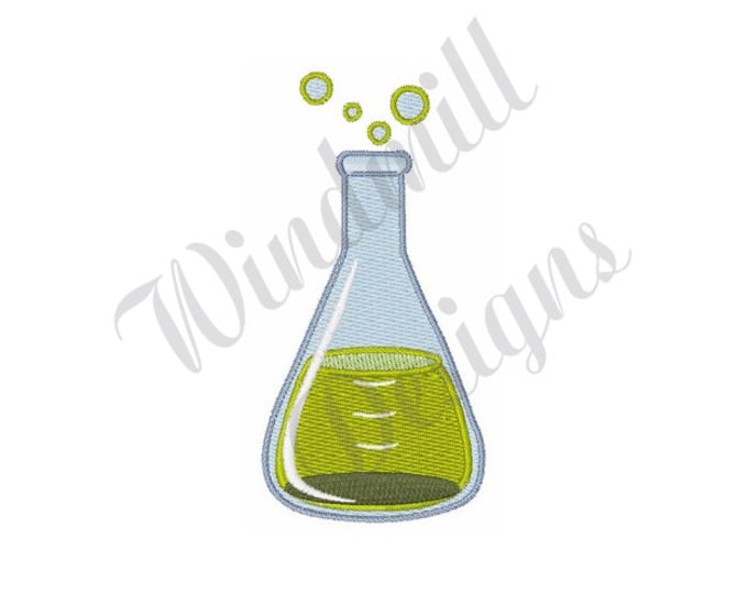 Science Beaker machine Embroidery Design Embroidery Designs - Etsy