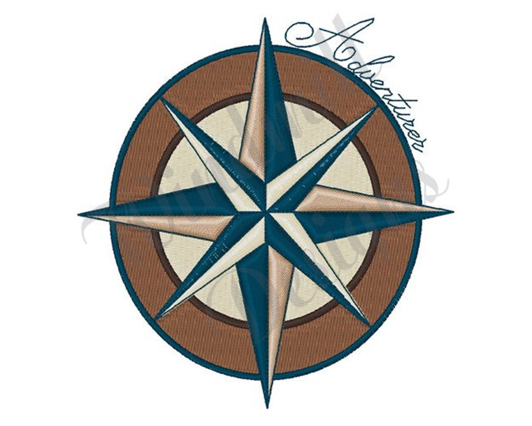Compass Rose - Machine Embroidery Design, Embroidery Designs, Machine ...