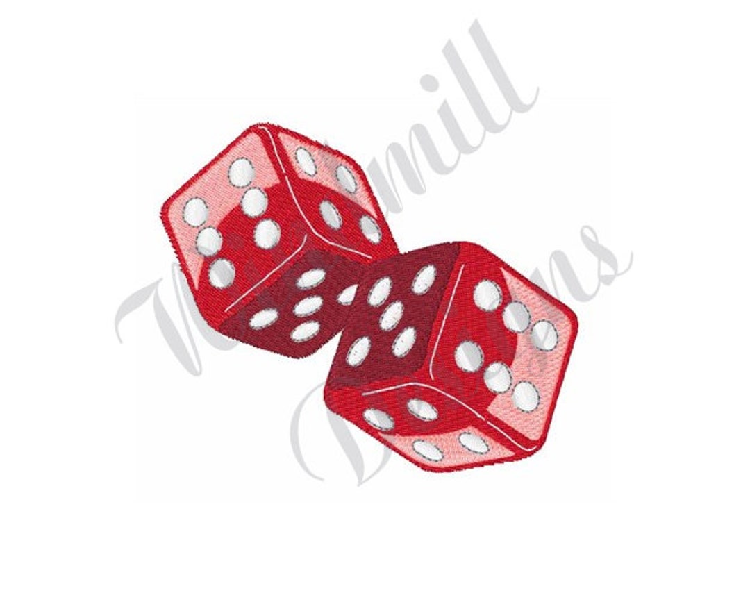 Pair of Dice - Machine Embroidery Design, Embroidery Designs, Machine ...