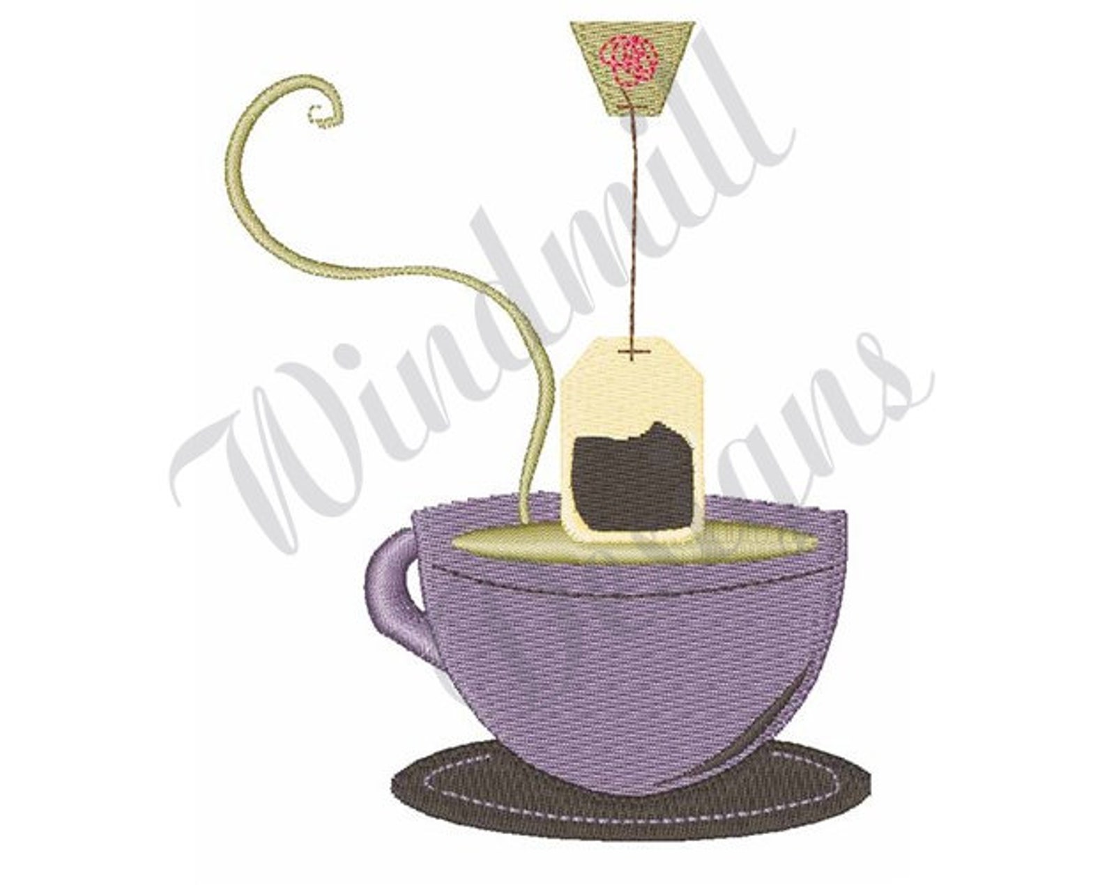Tea Cup - Machine Embroidery Design, Embroidery Designs, Machine ...