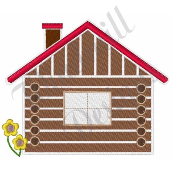 Cabin Embroidery - Etsy