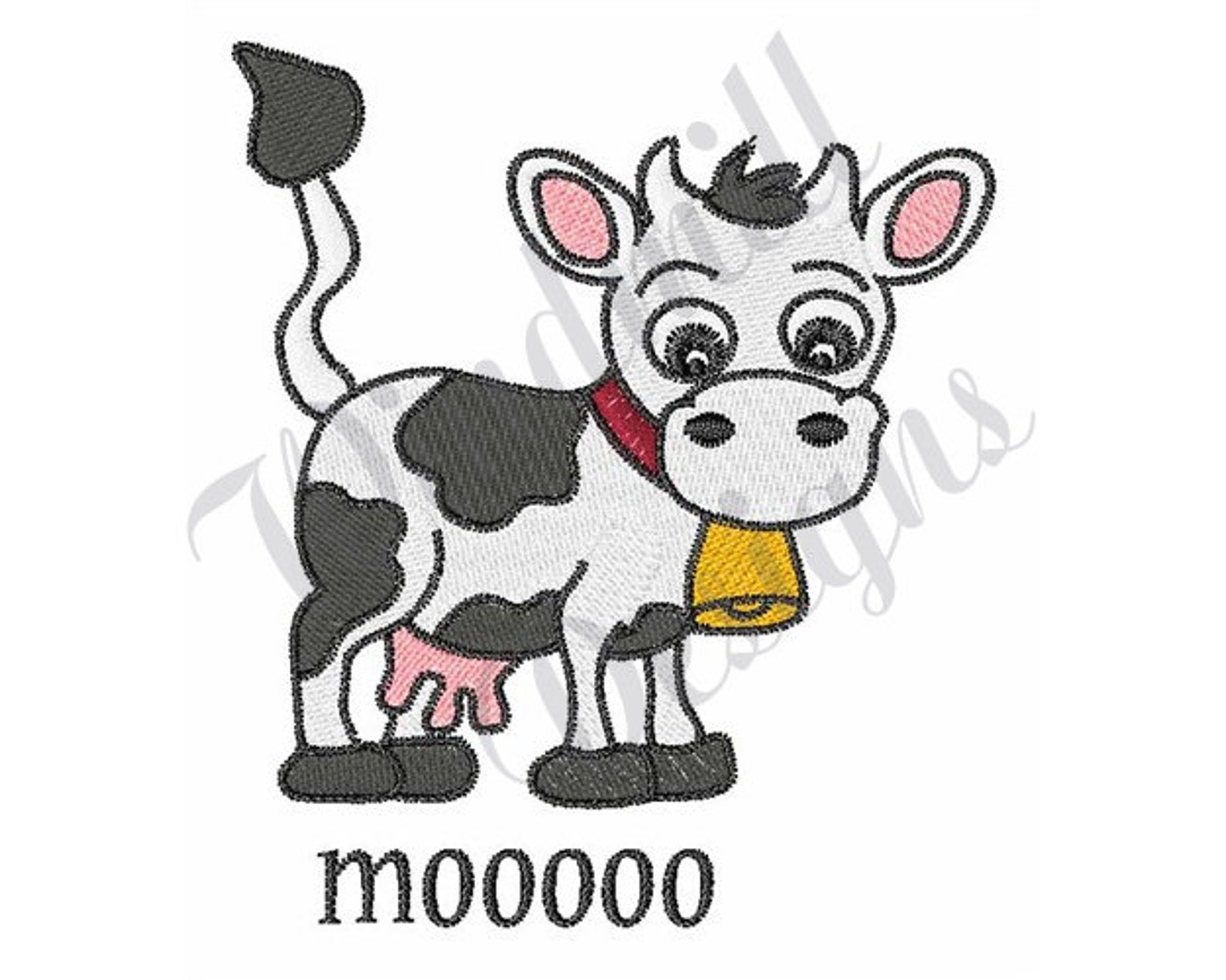 Moo Cow Machine Embroidery Design, Embroidery Designs, Embroidery ...