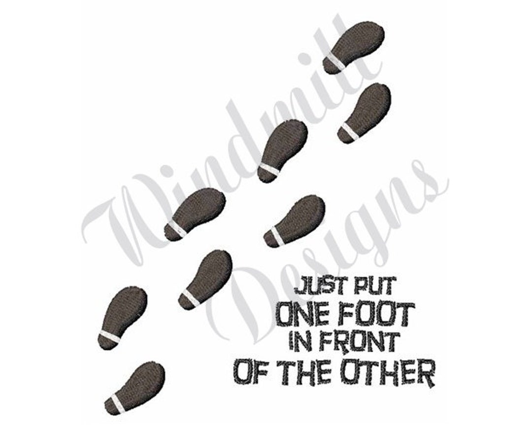 Footprints - Machine Embroidery Design, Embroidery Designs, Machine ...