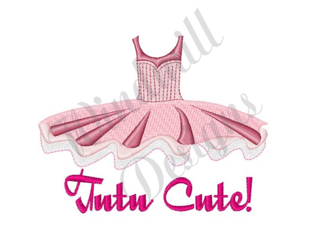 Tutu Cute - Machine Embroidery Design, Embroidery Designs, Machine ...