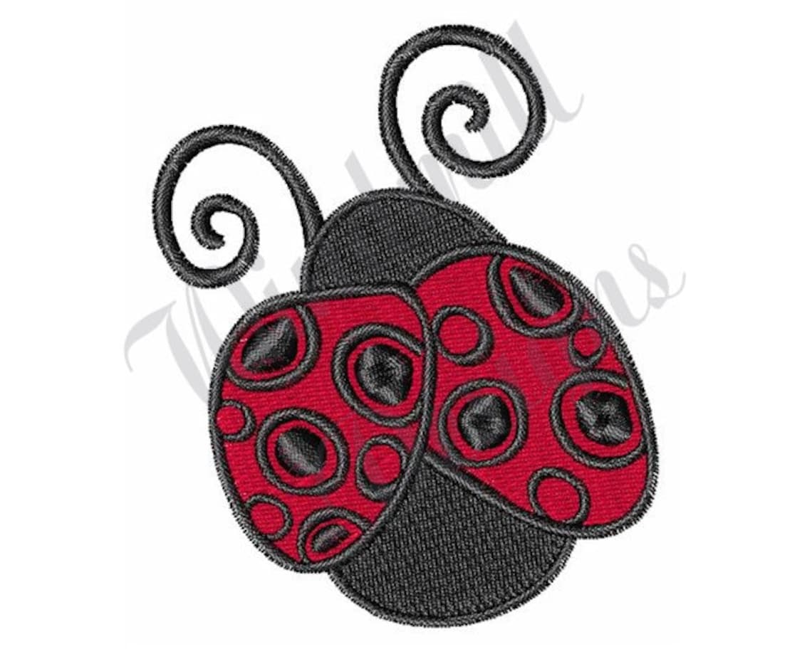 Ladybug Machine Embroidery Design Embroidery Designs - Etsy