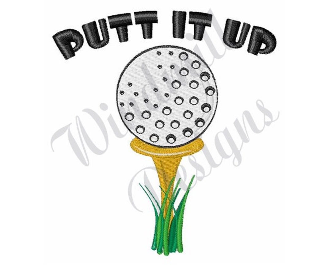 Golf Ball and Tee - Machine Embroidery Design, Embroidery Designs ...
