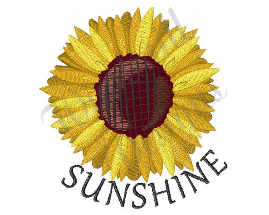 Sunflower Sunshine - Machine Embroidery Design, Embroidery Designs ...