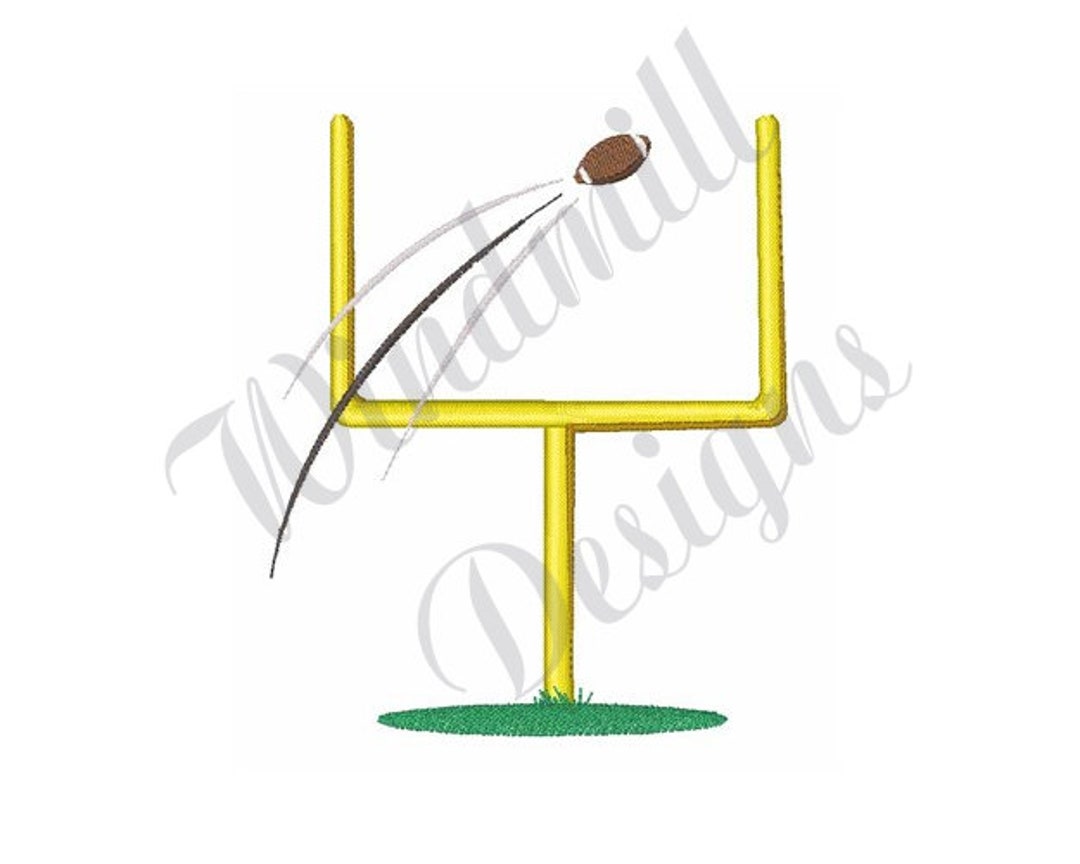 Goal Posts Field Goal Football - Machine Embroidery Design, Embroidery ...