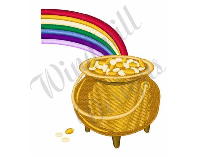 Pot of Gold - Machine Embroidery Design, Embroidery Designs, Machine ...