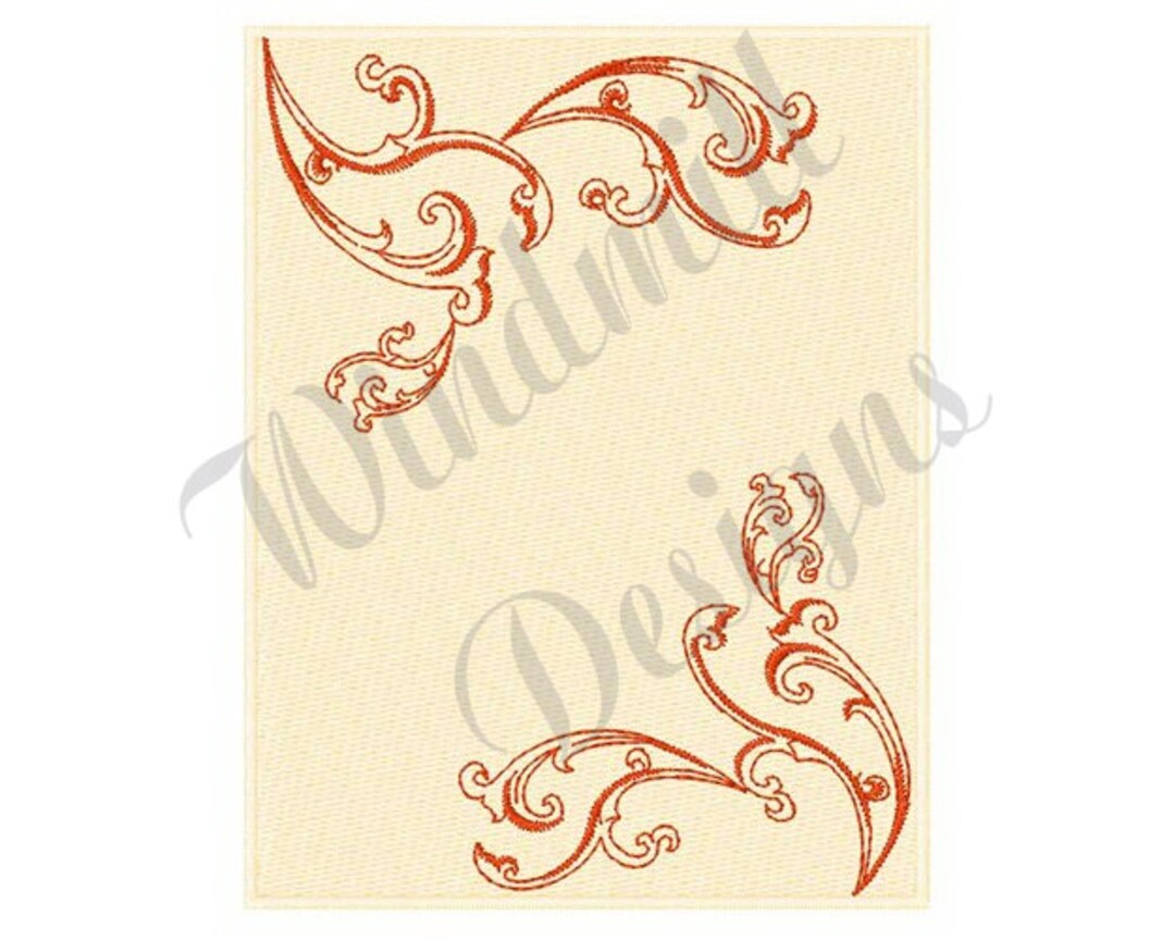 Vintage Border - Machine Embroidery Design, Embroidery Designs, Machine ...