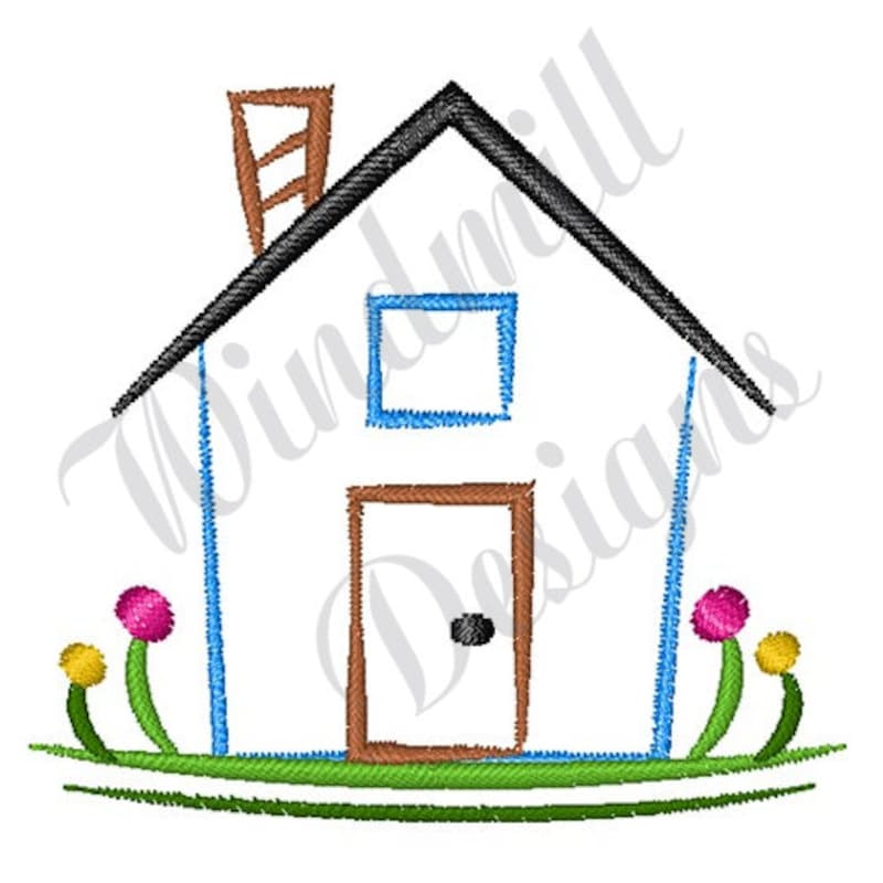 House Embroidery - Etsy