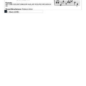 Musical Staff - Machine Embroidery Design, Embroidery Designs, Machine ...